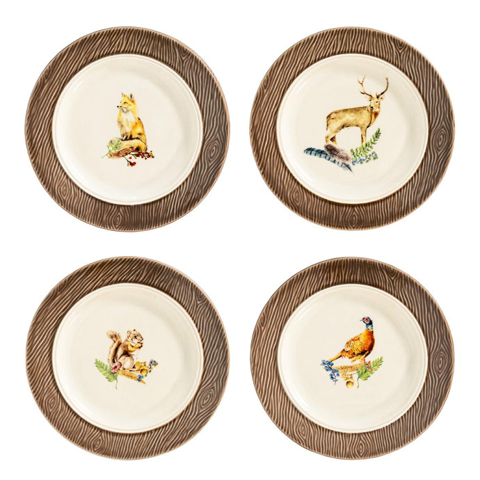 Forest Walk Side-Cocktail Plate Assorted Set-4 | 2nd – Juliska Factory ...