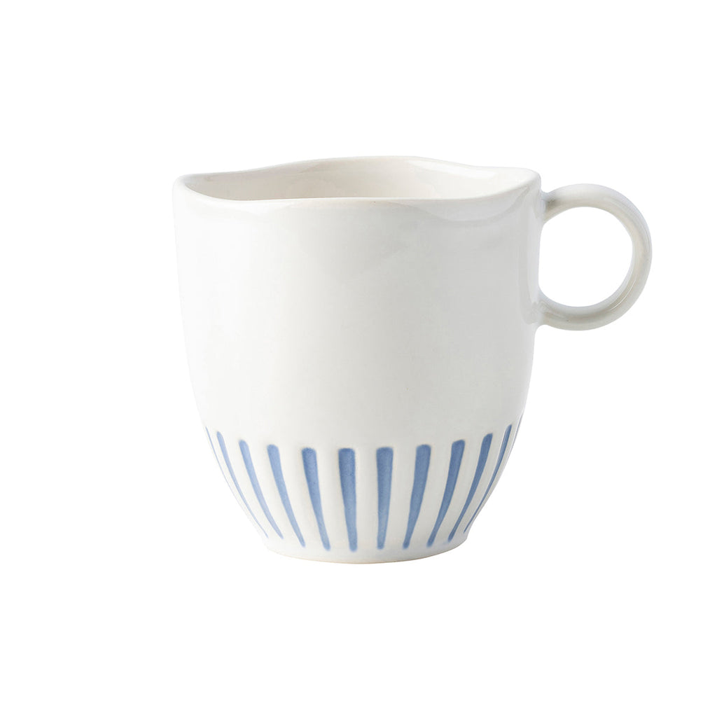 Sitio Stripe Mug Set/4 - Indigo | 1st – Juliska Factory Outlet