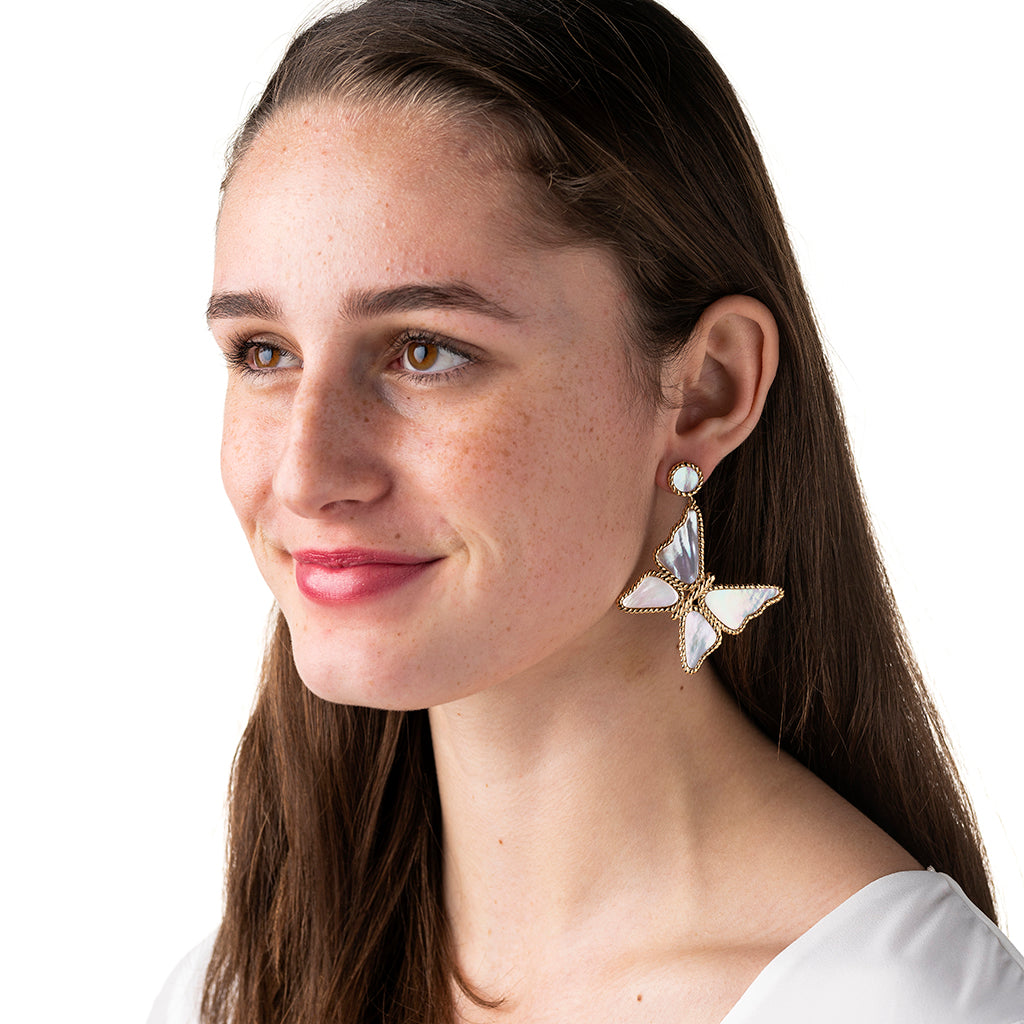 Brandy butterfly earrings store